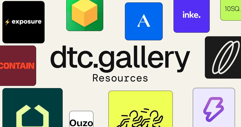 dtc.gallery | Curated list of DTC brands